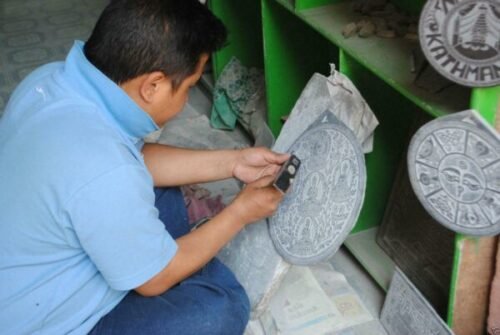 Bagh Chal | Bagh Chal -Stonework Nepal Board Game