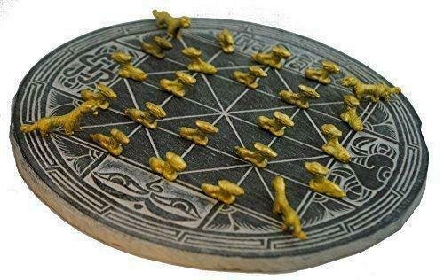 Bagh Chal | Bagh Chal -Stonework Nepal Board Game