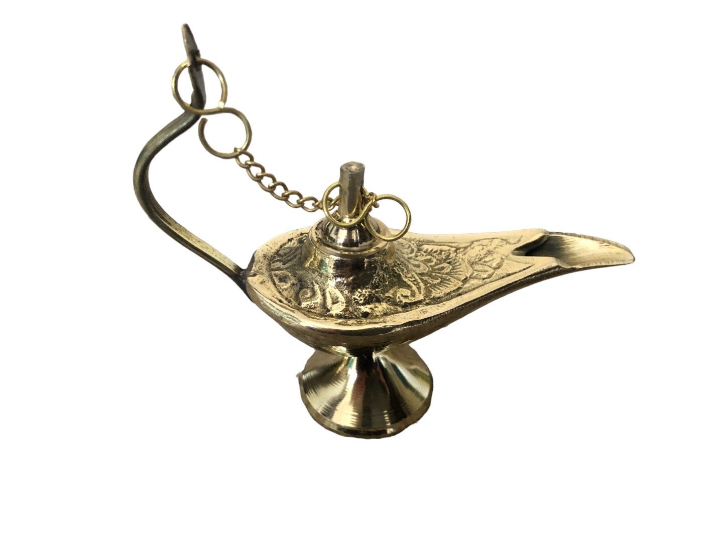 Brass Aladdin's Lamp Theatre Pantomime Prop Akhand Jyot Diya