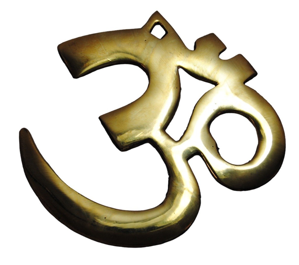 Brass Om | Brass Om Symbol 4 inch / 10cm
