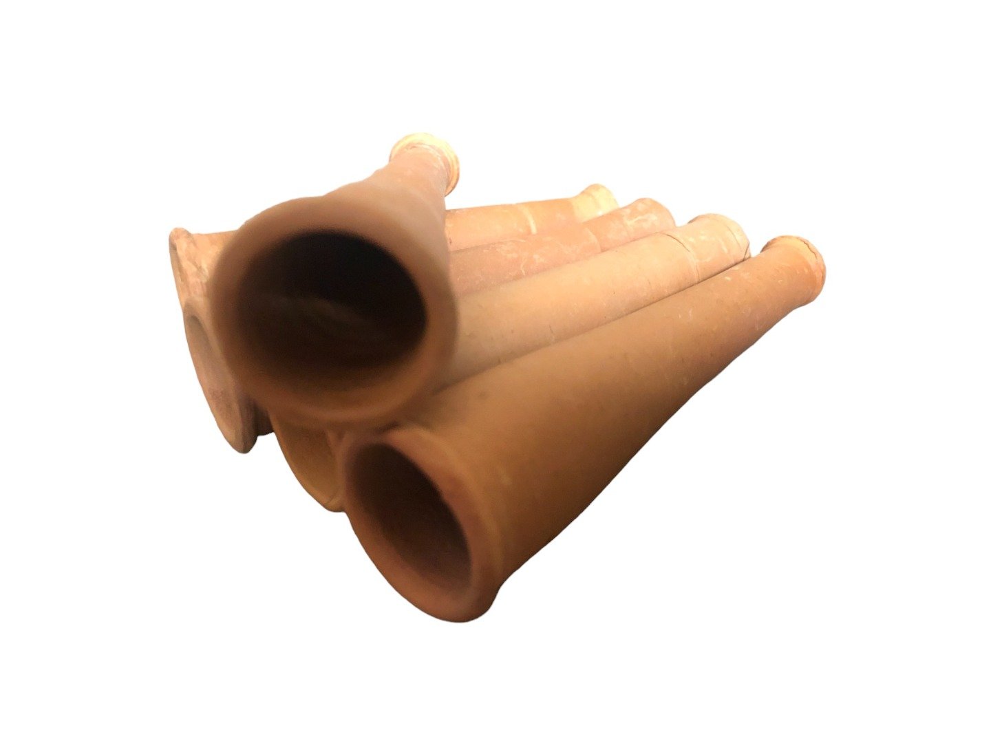 Clay Chillum -5 PC 2.5'' Chillam Smoking Pipe Terracotta