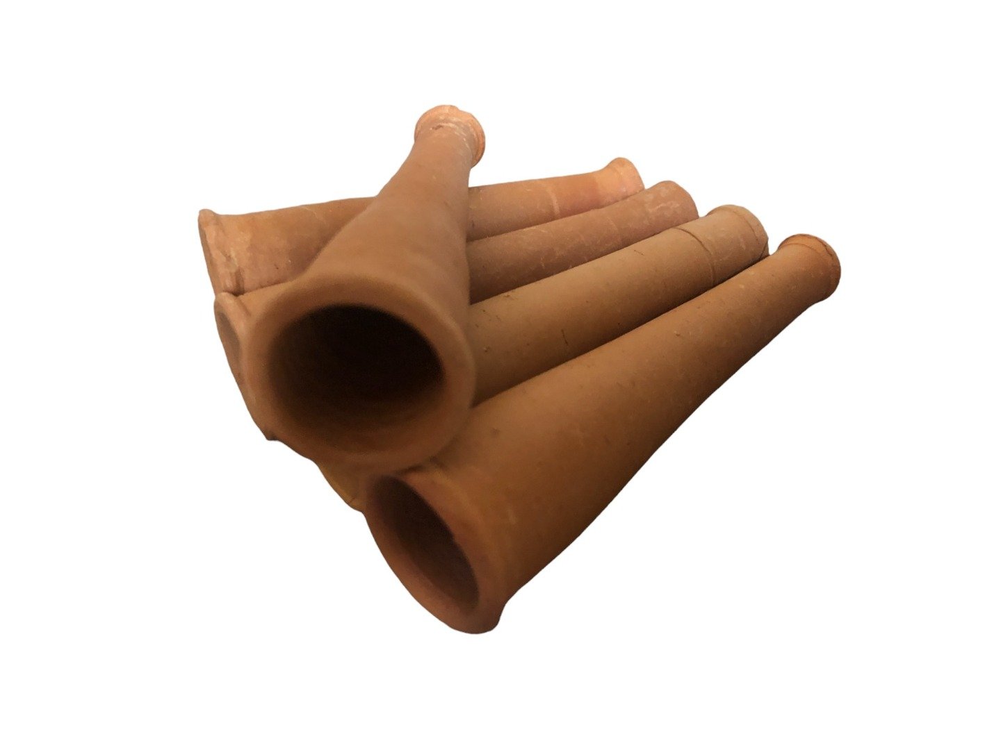 Clay Chillum -5 PC 2.5'' Chillam Smoking Pipe Terracotta