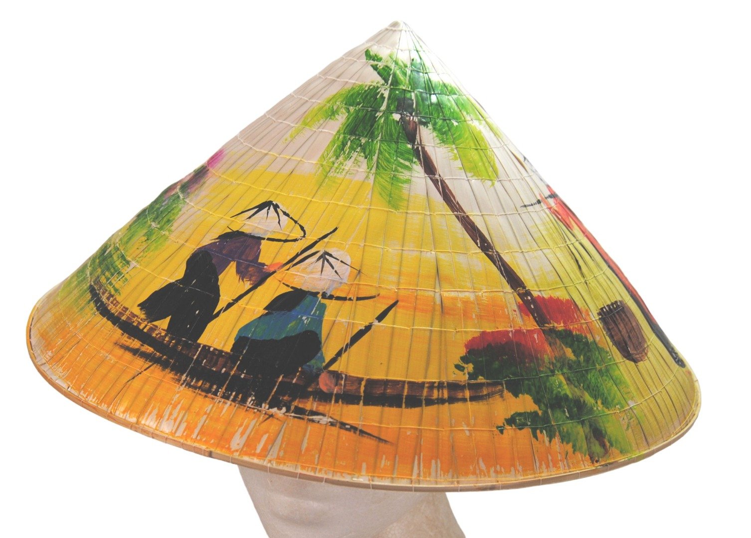 Vietnamese Non La Hat | Genuine Painted Vietnamese Non La