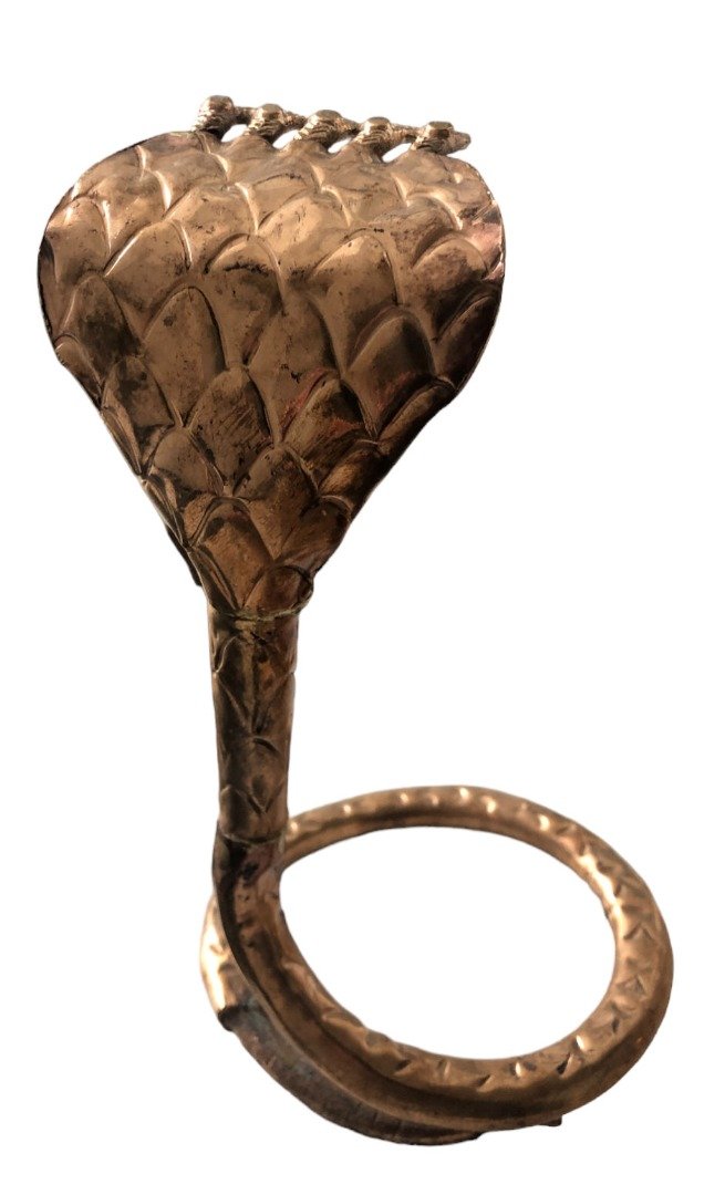 Hindu Naag Snake for Shiva Shivling Lingam -19cm tall | Terrapin Trading