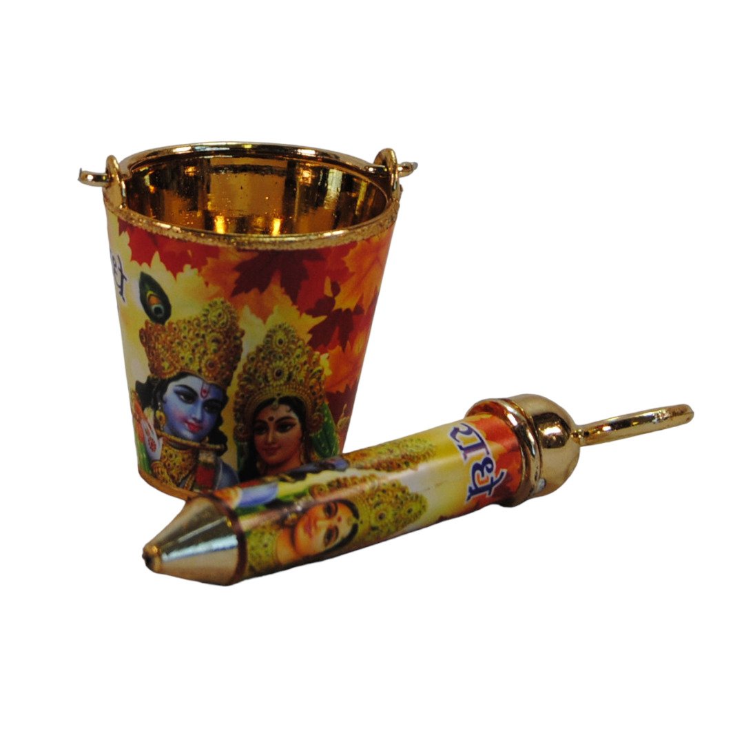 Indian Pooja Puja Pichkari &Holi Bucket | Terrapin Trading