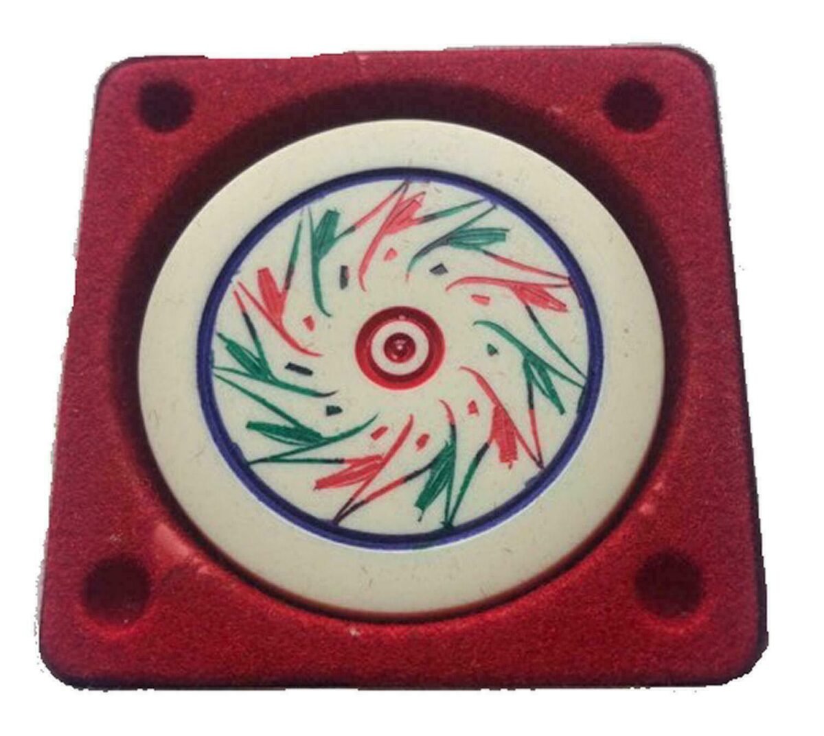 Ivory Striker | Ivory Striker In Case - Indian Carrom pieces