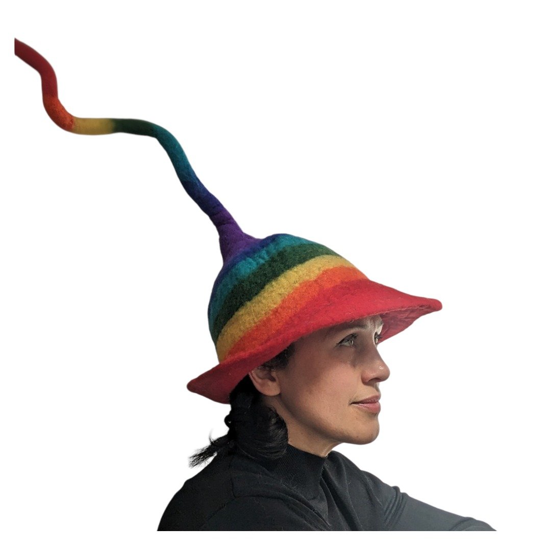 Rainbow Hat | Rainbow Hat | Unisex | Nepalese Felt | One