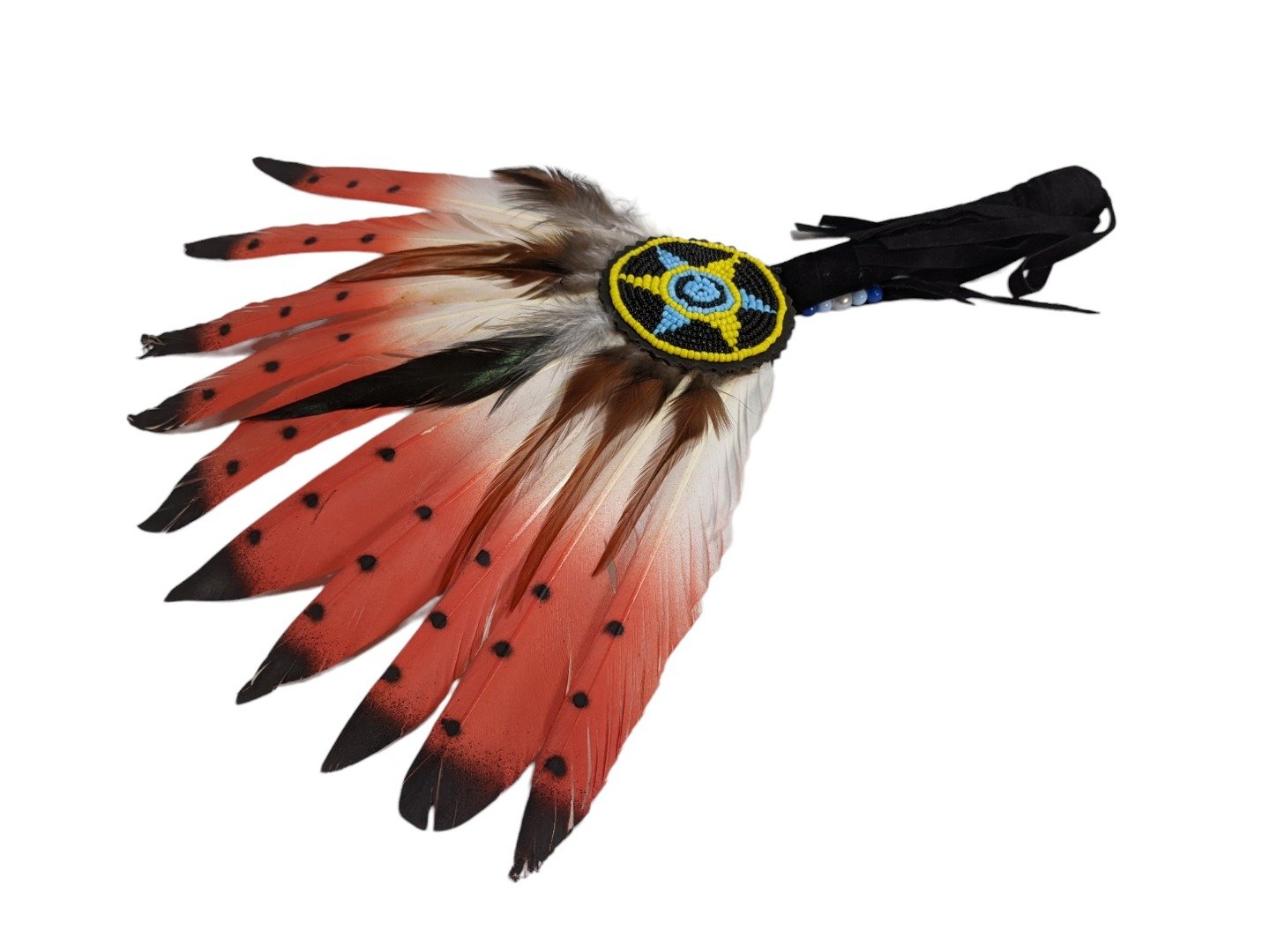 Native American Feather Prayer Fan Chakapa Shakapa Bhump