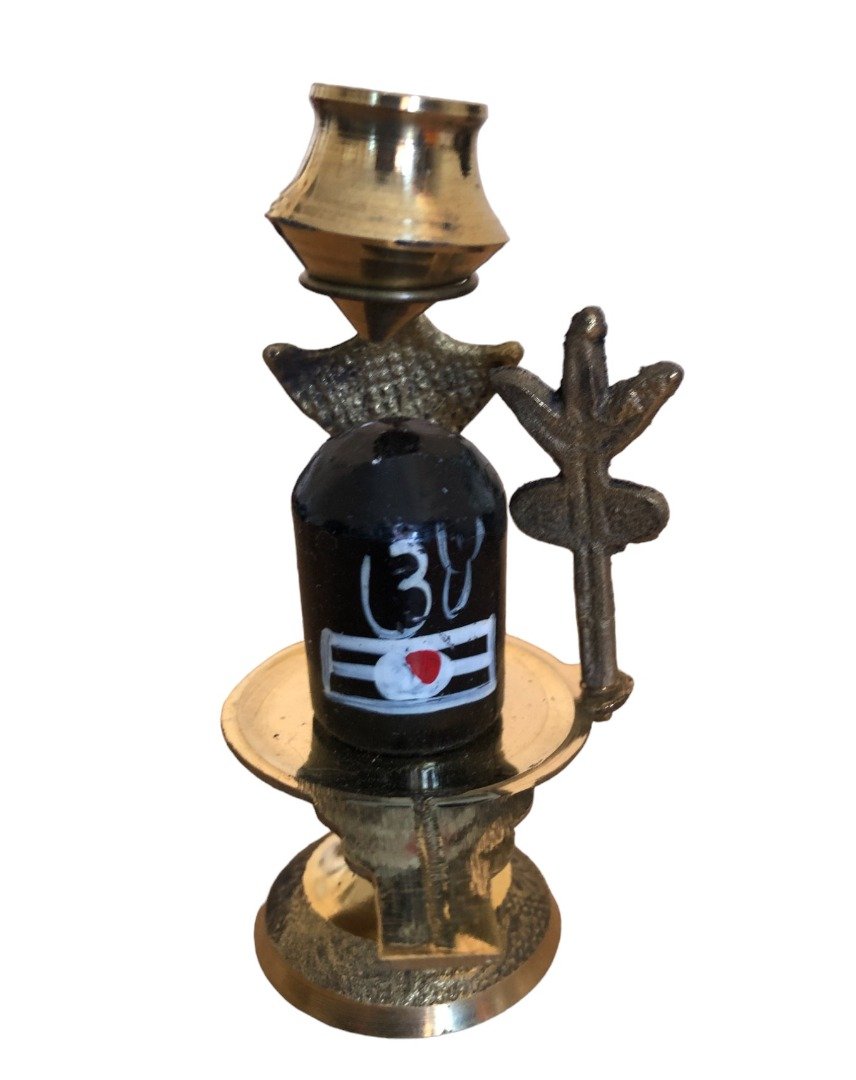 Snake Lingam | Snake Lingam | Marble & Brass | Shiva Linga
