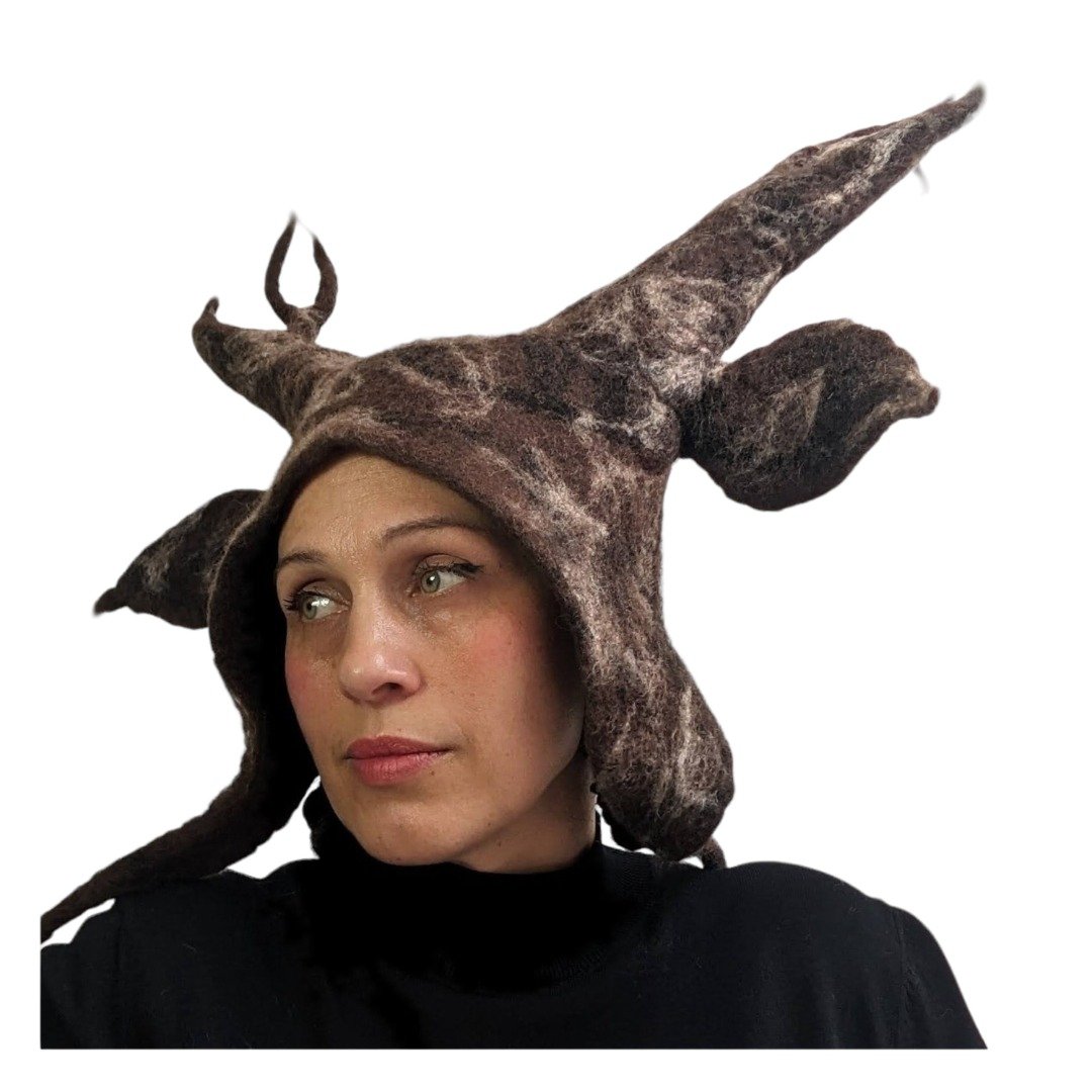 Stag Hat | Unisex | Nepalese Felt | One Size | Terrapin Trading