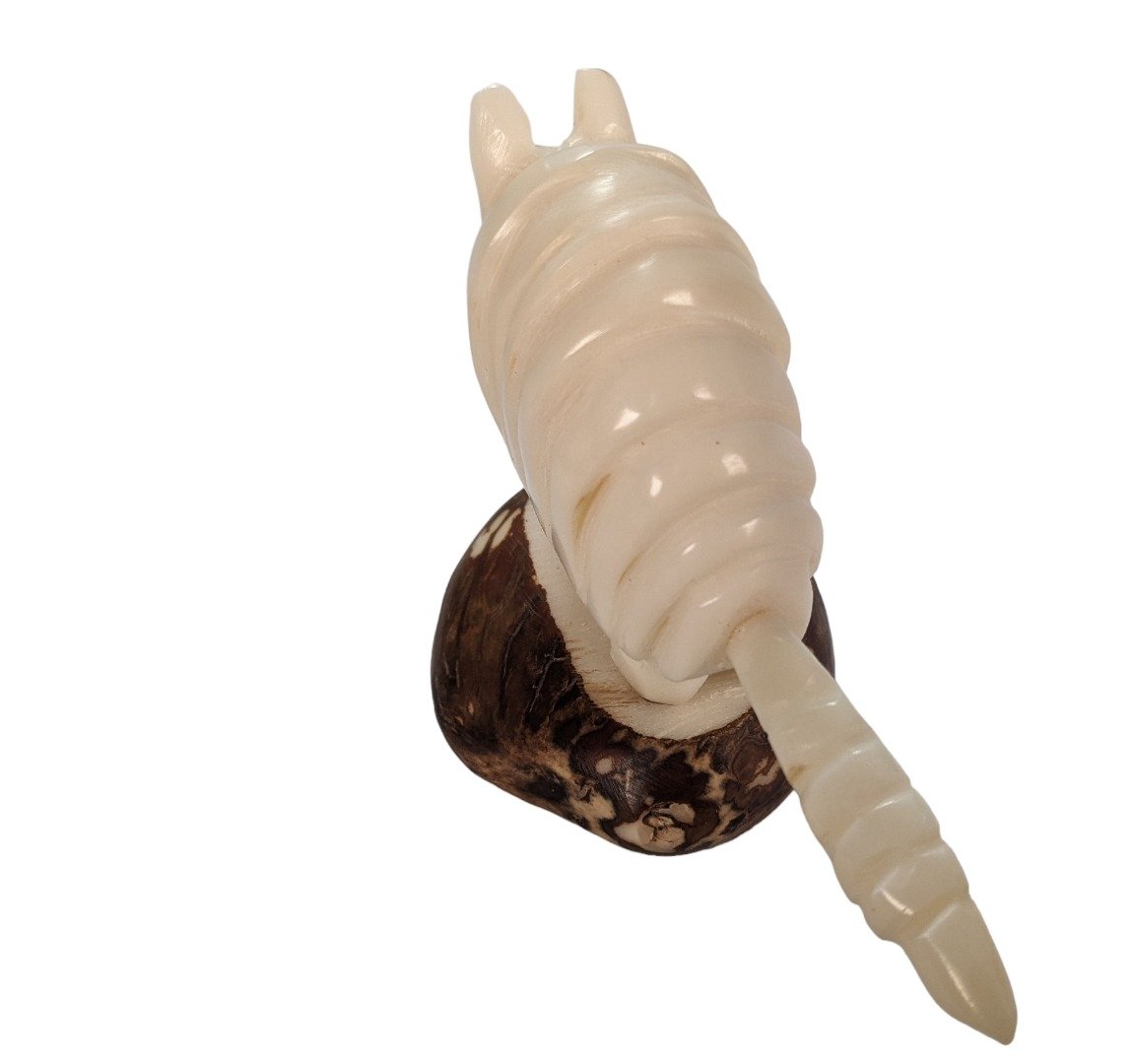 Tagua Carving Armadillo x 1 | Terrapin Trading