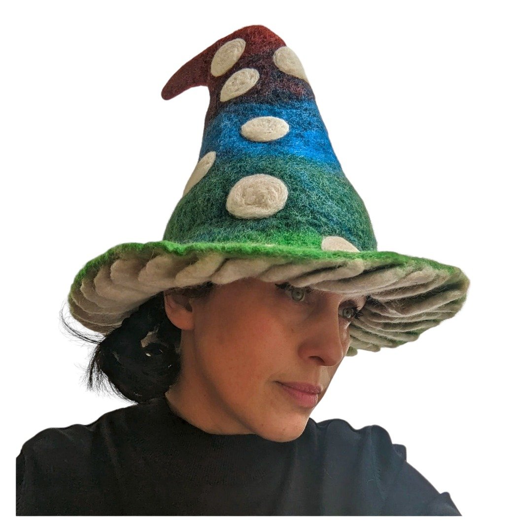 Wizard Hat | Wizard Hat | Unisex | Nepalese Felt | One Size