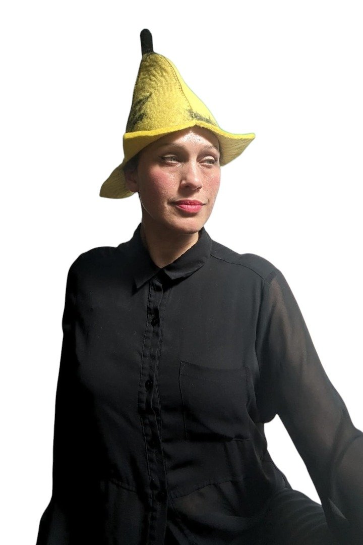 Banana Hat | Yellow Felt Banana Hat