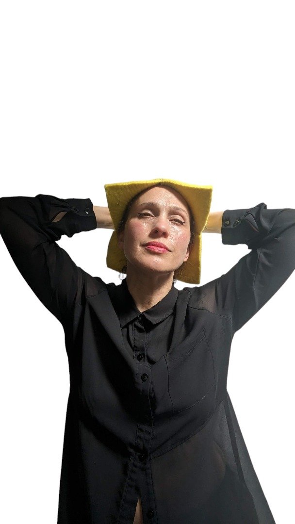 Banana Hat | Yellow Felt Banana Hat