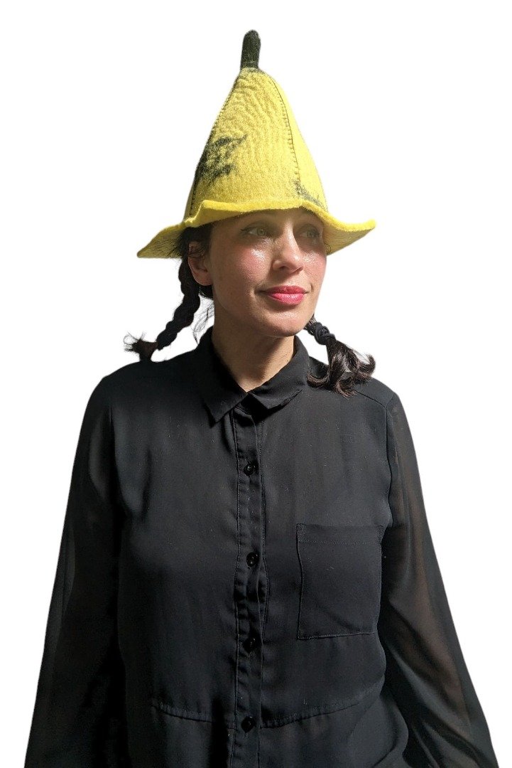 Banana Hat | Yellow Felt Banana Hat
