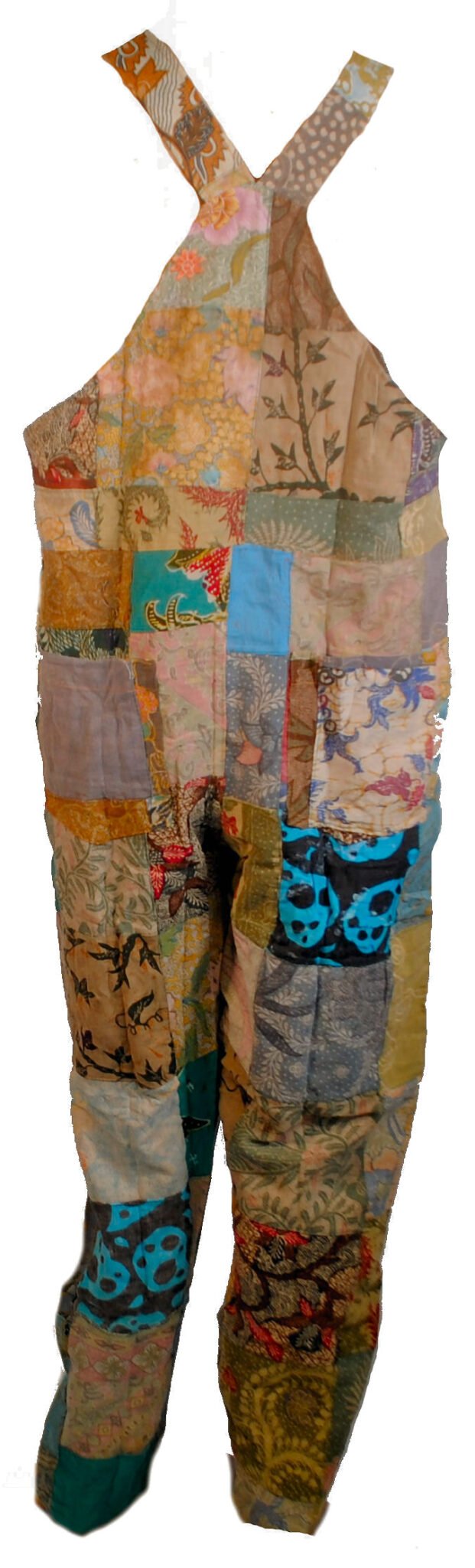 Patchwork Dungarees Old Batik from Bali | Terrapin Trading
