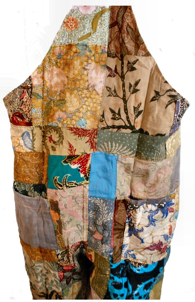 Patchwork Dungarees Old Batik from Bali - Terrapin Trading