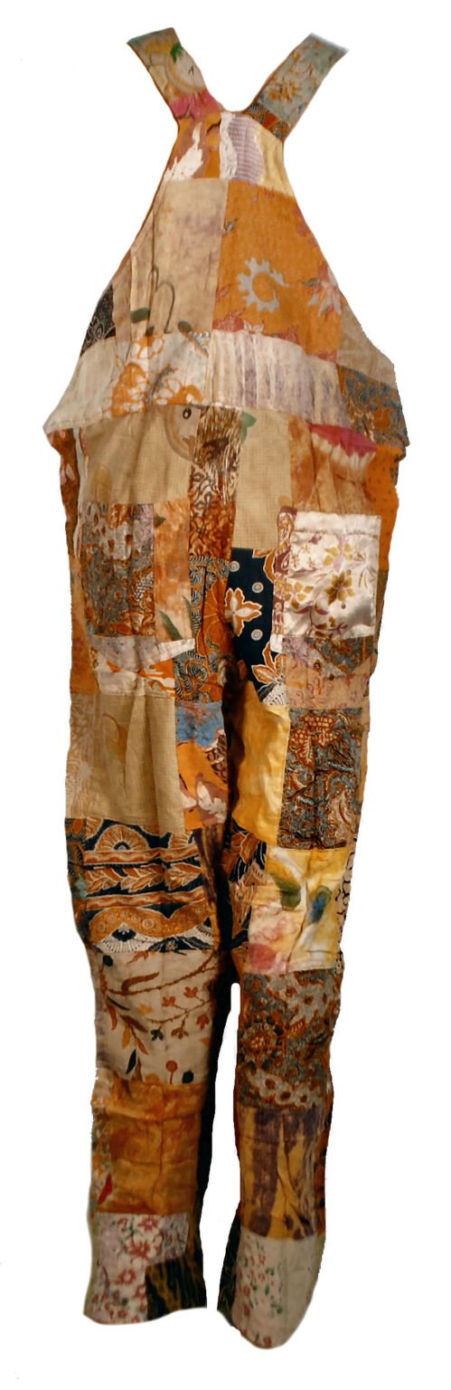 Patchwork Dungarees Old Batik from Bali - Terrapin Trading