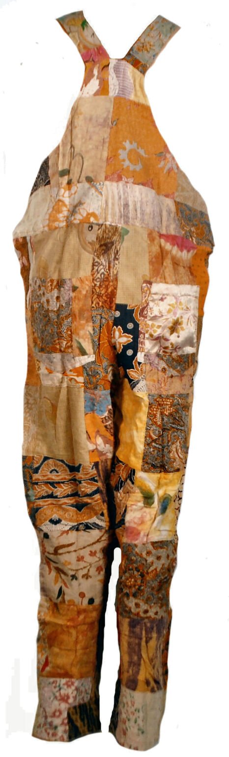 Patchwork Dungarees Old Batik from Bali - Terrapin Trading