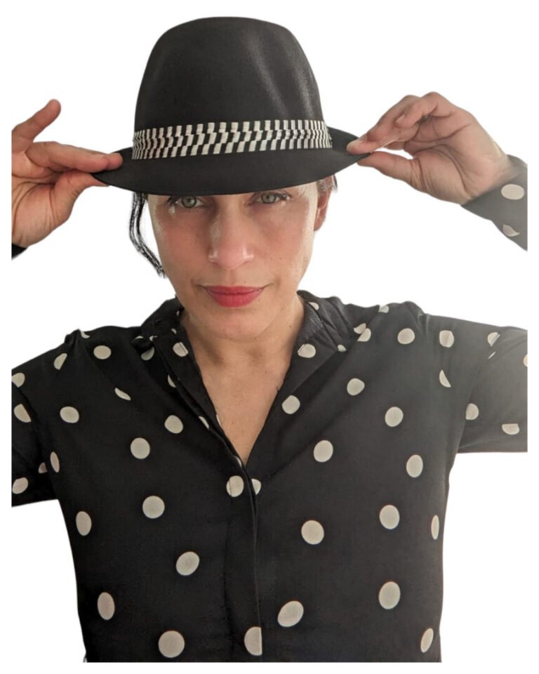 Ska Hat - Black Porkpie 2Tone Music Festival Oi! Rude Boy Trilby 4 Sizes