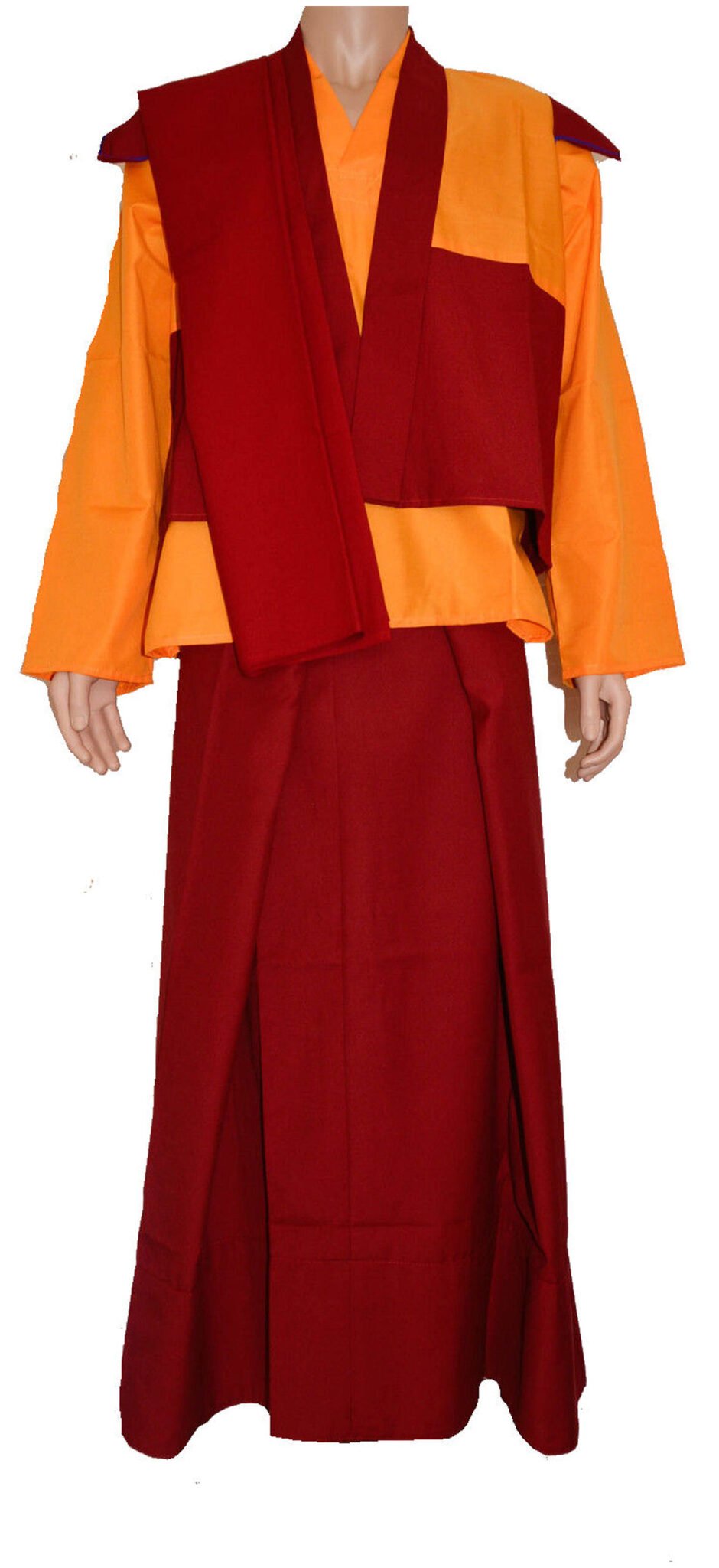 Monk Robes 3 Piece Outfit Xl Authentic Tibetan - Terrapin Trading
