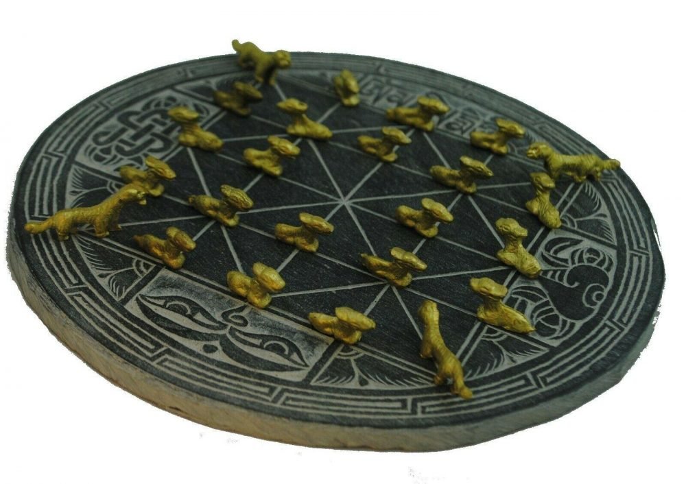 Bagh Chal -Stonework Nepal Board Game | Terrapin Trading