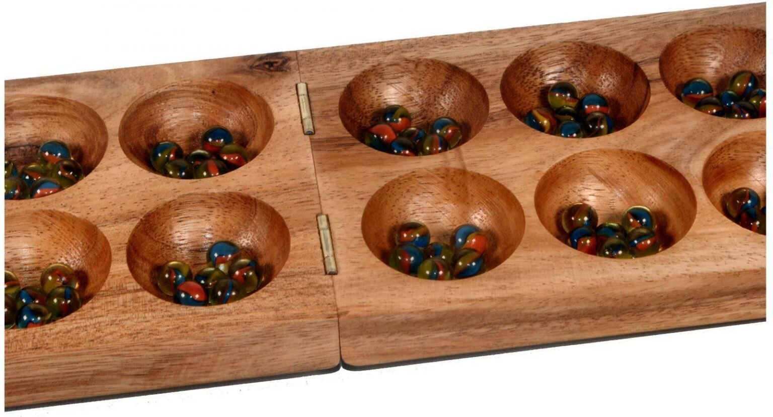 Sungka Game - Wooden Congkak Kalaha Mancala Traditional Boardgame