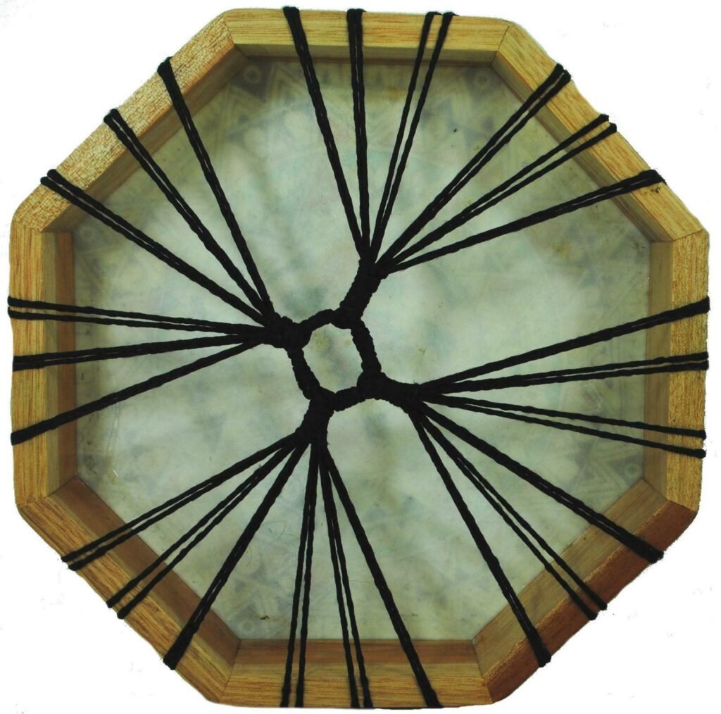 Tribal Drum - Fair Trade Native American Style Hand Tambourine Drum