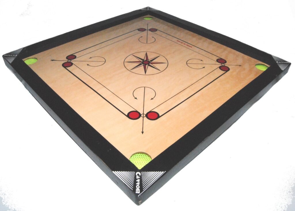 Wood Carrom Board - Size 50cm - Terrapin Trading