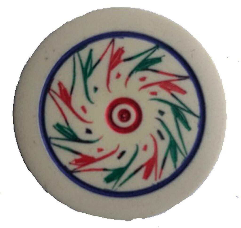 Ivory Striker In Case - Indian Carrom pieces | Terrapin Trading