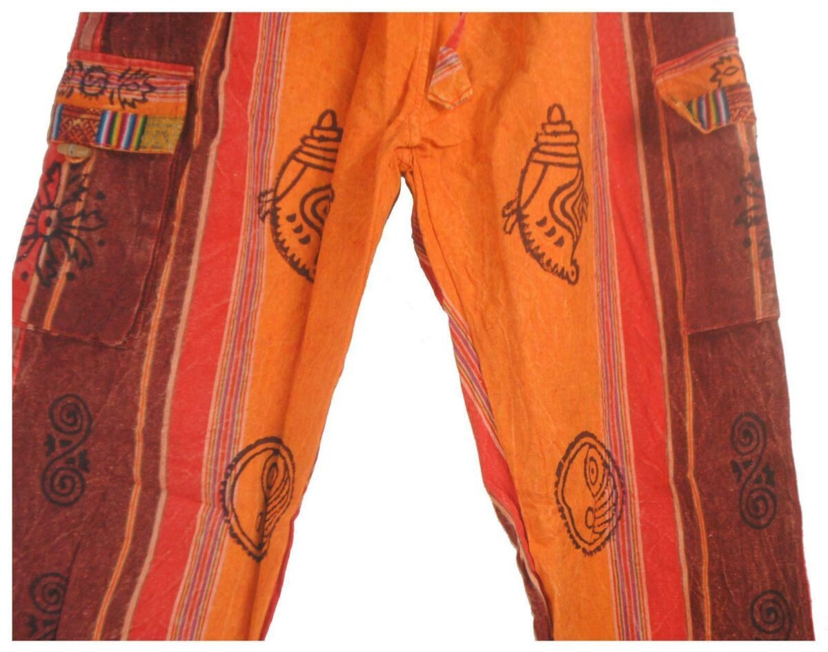 Nepalese Trousers with Real Patches N32 | Terrapin Trading