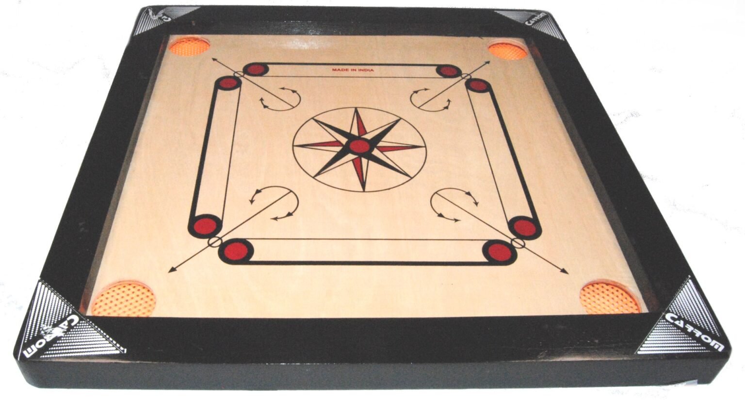 Indian Wooden Carrom Board - carom pool snooker asian game