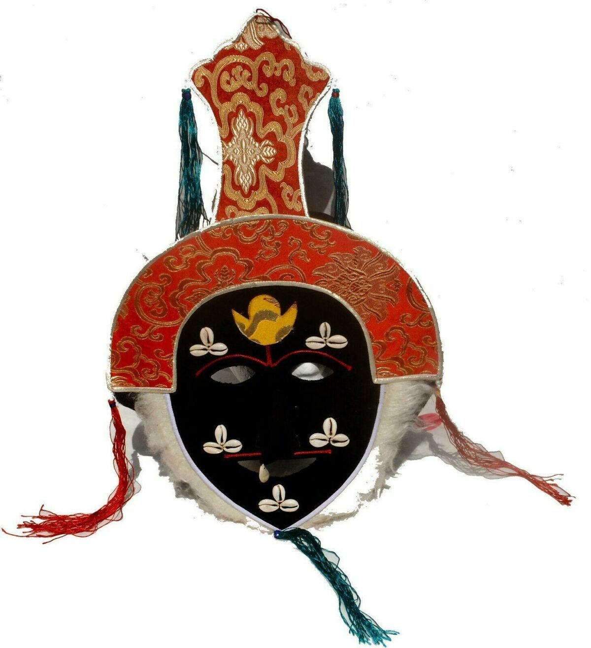 Buddhist Lama Mask Bought at Boudanath | Terrapin Trading
